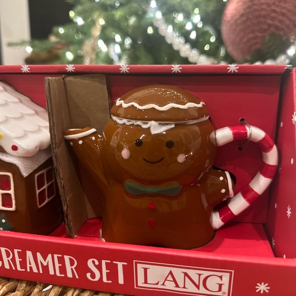 LANG | Holiday | Lang Gingerbread Man House Sugar Cream Creamer Set ...